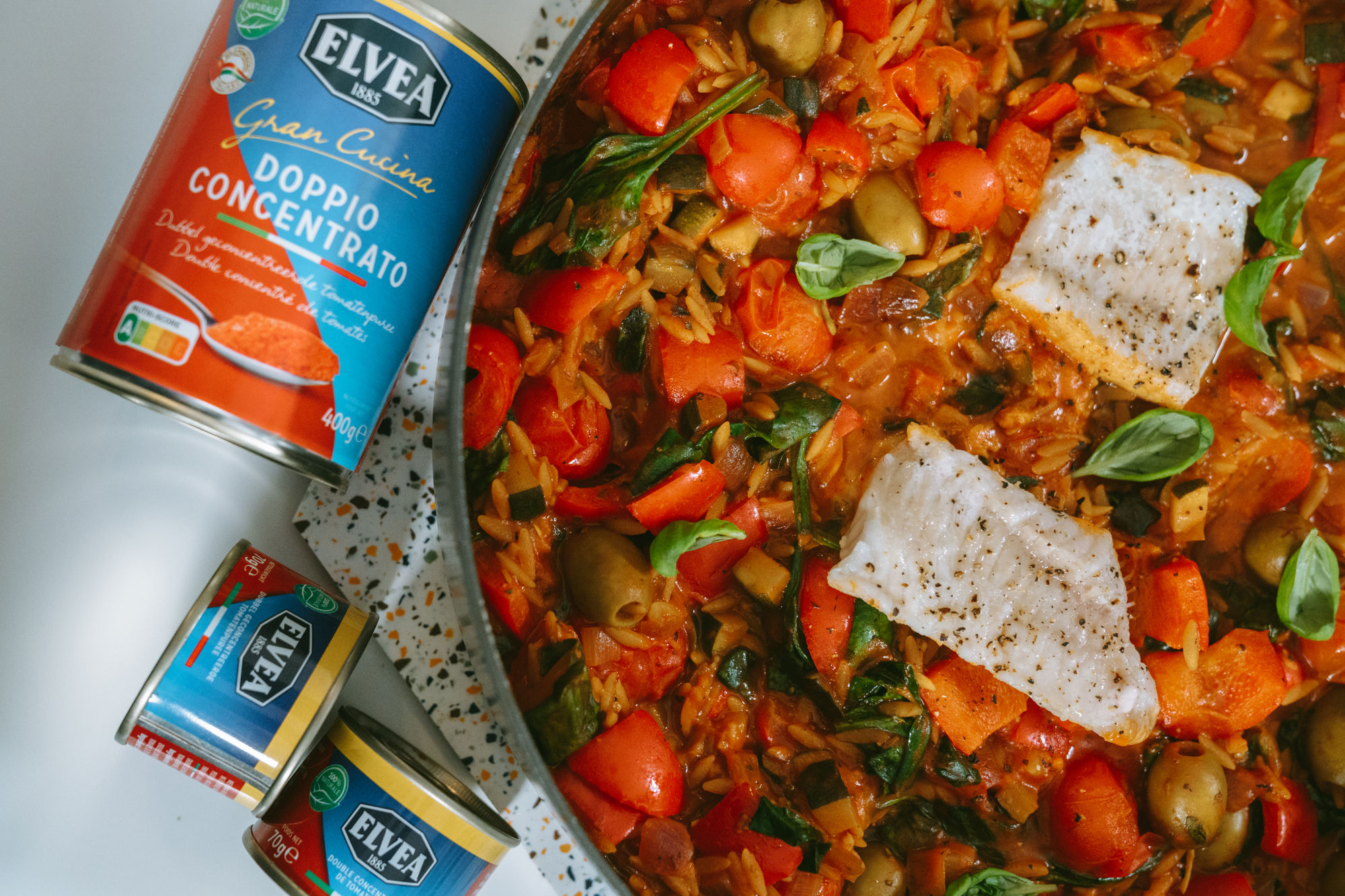 One pot orzo avec du poisson blanc - Recettes de nos fans ELVEA - recept