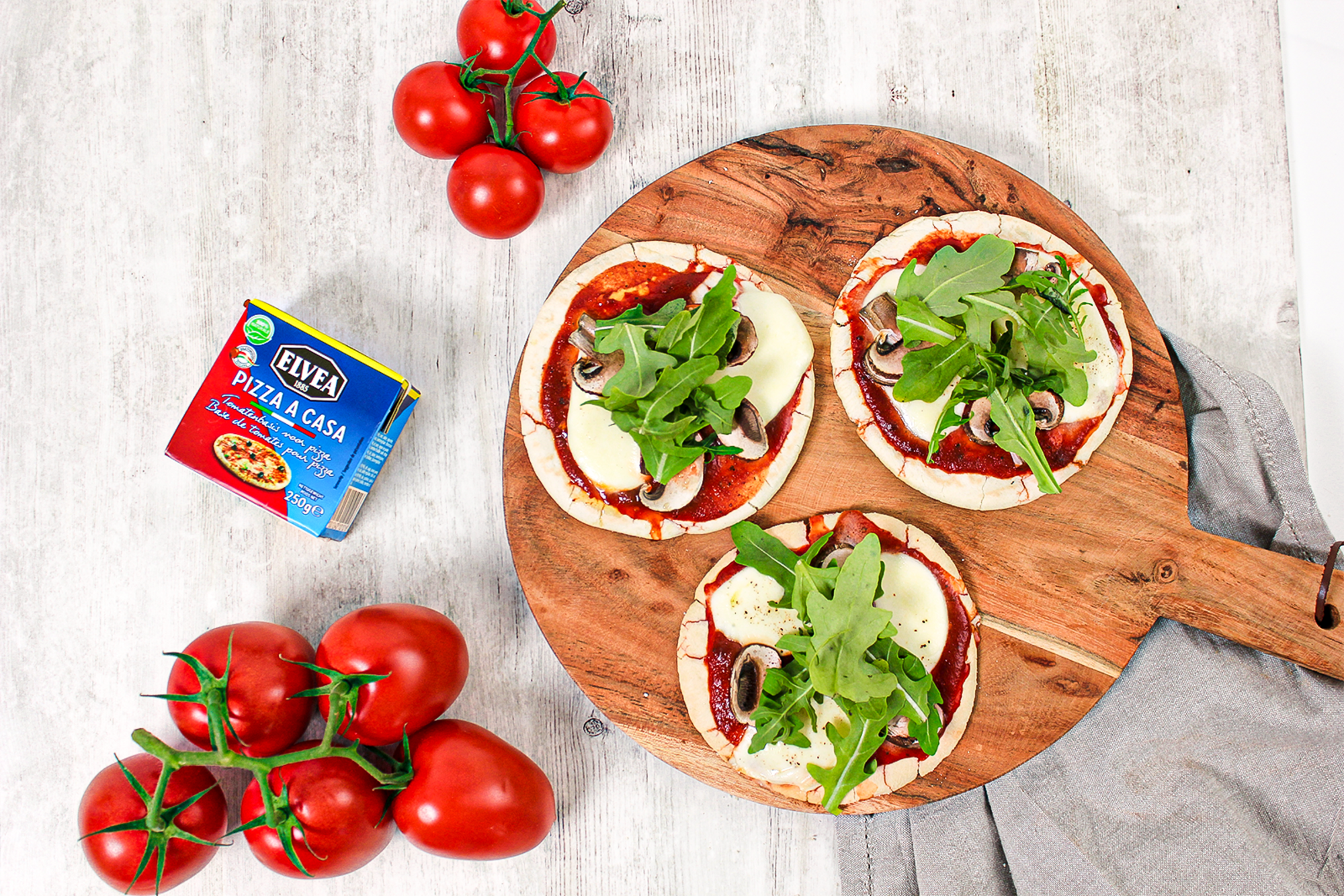 MINI-PIZZA SAINE FAÇON PAIN PITA - Vite prêt - recept